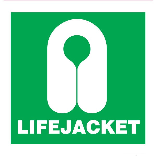 IMO Symbol Lifejacket IMPA 334110 150x150mm – Technomarine Supply USA