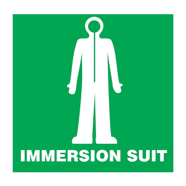 IMO Symbol Immersion Suit IMPA 334112 150x150mm – Technomarine Supply USA