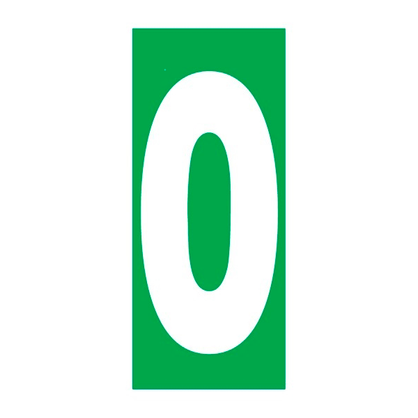 IMO Symbol Number “0” IMPA 334200 75x150mm – Technomarine Supply USA